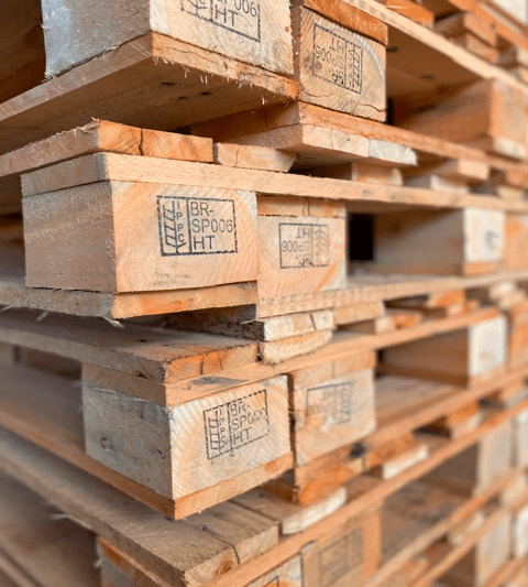 Pallets com Tratamento HT (Para Exportação) - Pronta Entrega